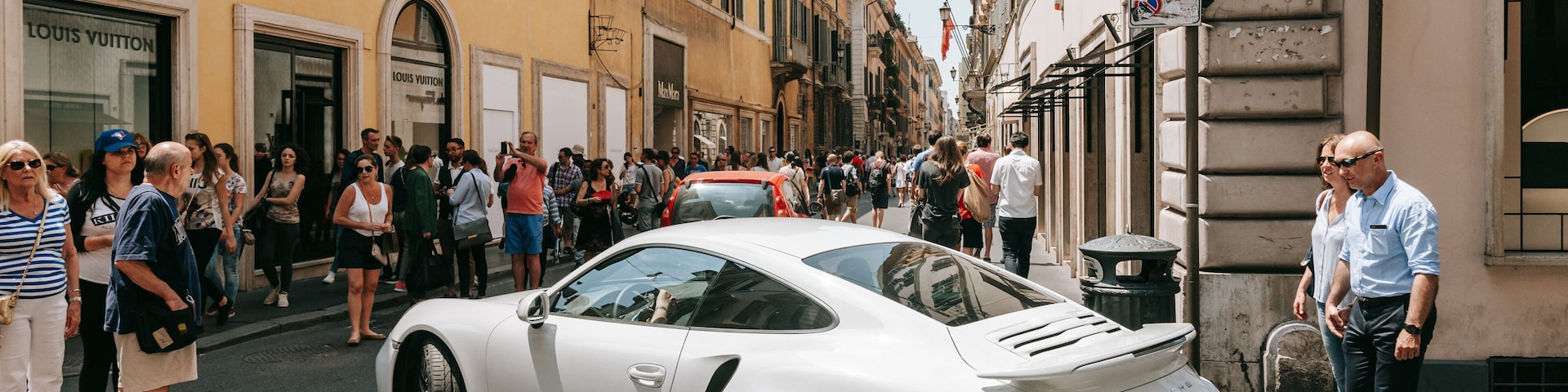 Via Condotti featuring street scenes