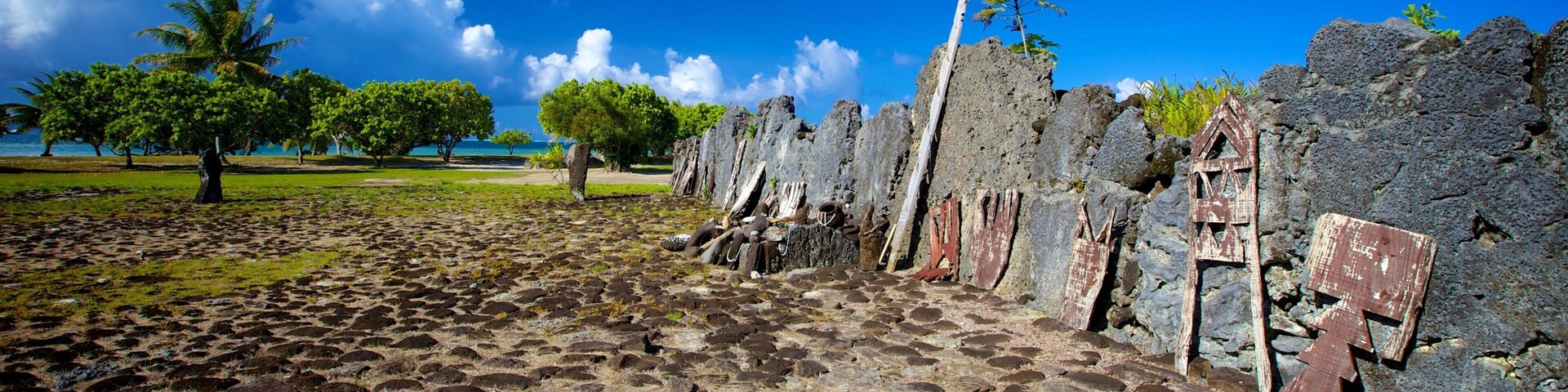 Marae Taputapuatea featuring tranquil scenes