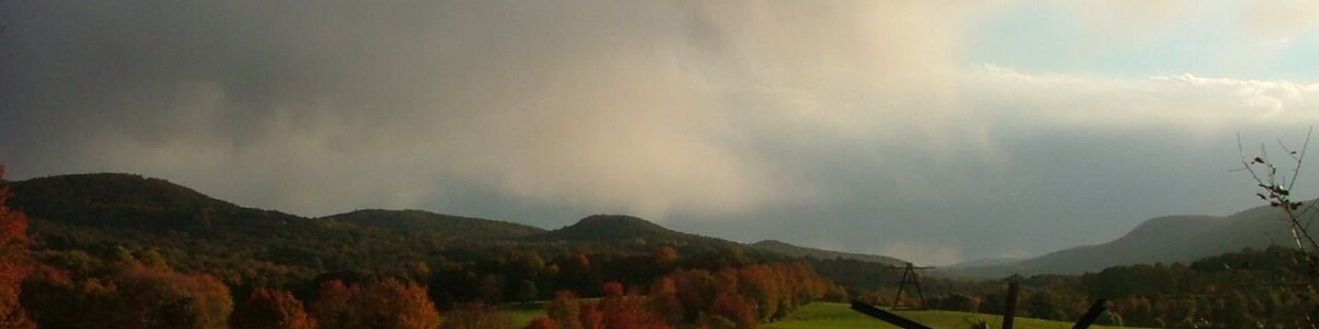 Gloomy cloud over Storm King sunset. Landscape architecture juxtaposed in the Northeast's Autumn. #GoldenHour