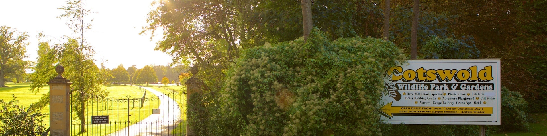 Oxford which includes zoo animals and signage