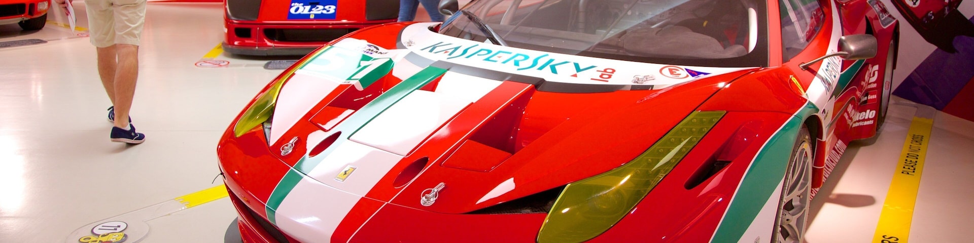 Ferrari Museum showing interior views