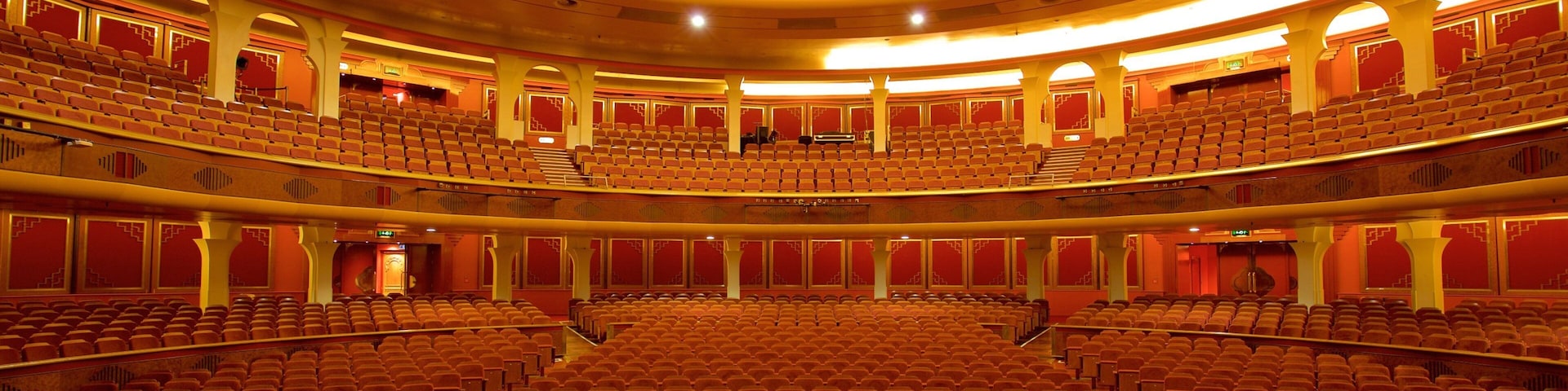Brighton Dome showing interior views, heritage elements and theater scenes