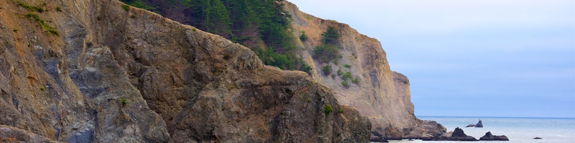 China Beach featuring general coastal views and rocky coastline