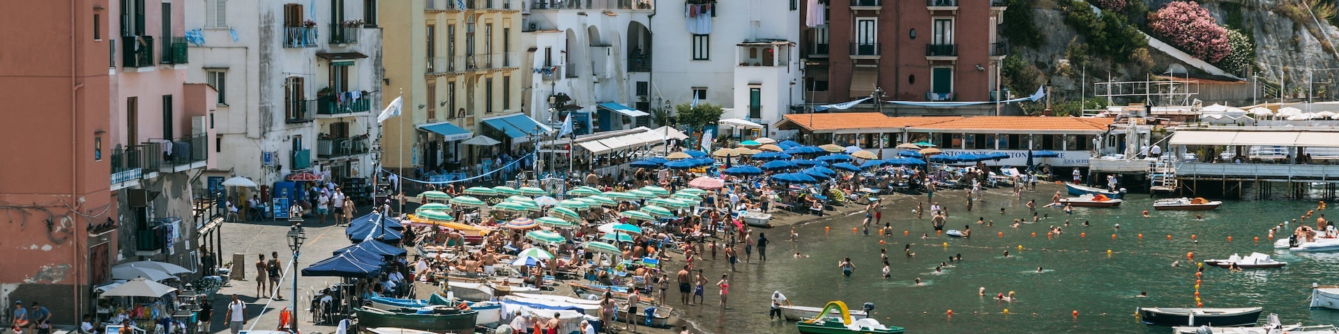 Sorrento Beach featuring a bay or harbor, landscape views and a coastal town