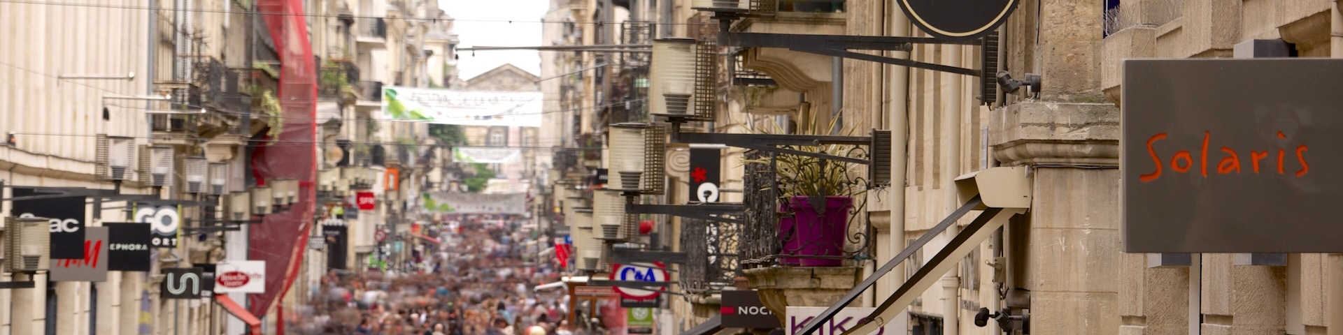 Bordeaux which includes a city and street scenes