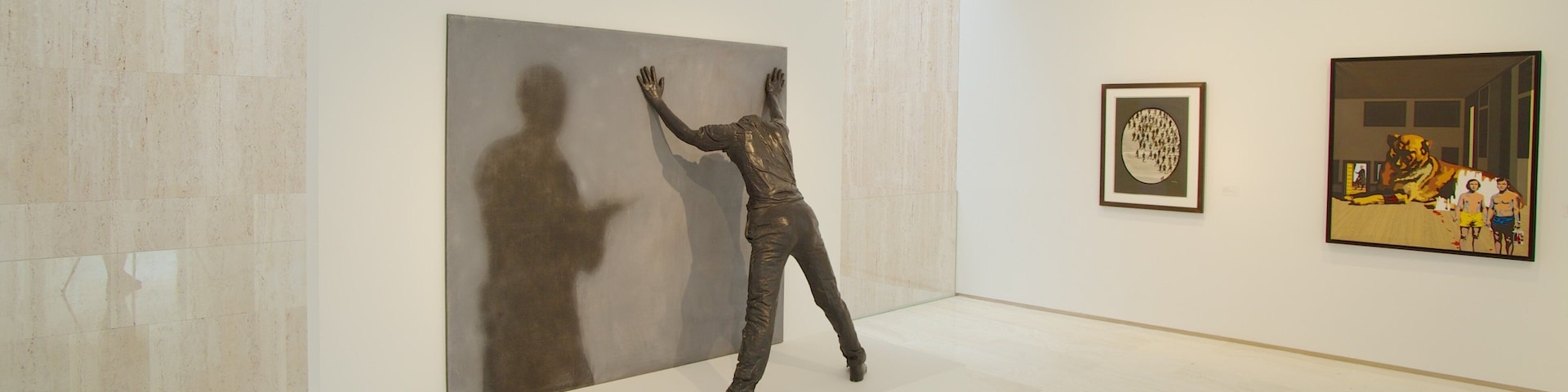 Alicante Museum of Contemporary Art which includes interior views and art