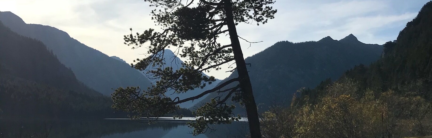 reaching the sky @Plansee, Austria