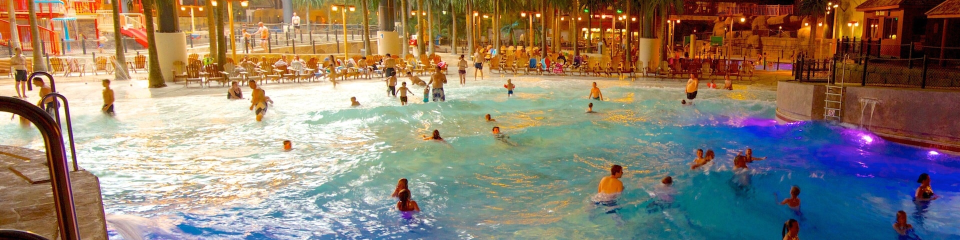 Lalandia Water Park featuring a pool, interior views and a waterpark