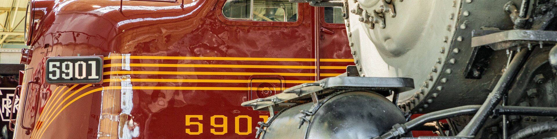 Railroad Museum of Pennsylvania showing railway items, heritage elements and interior views