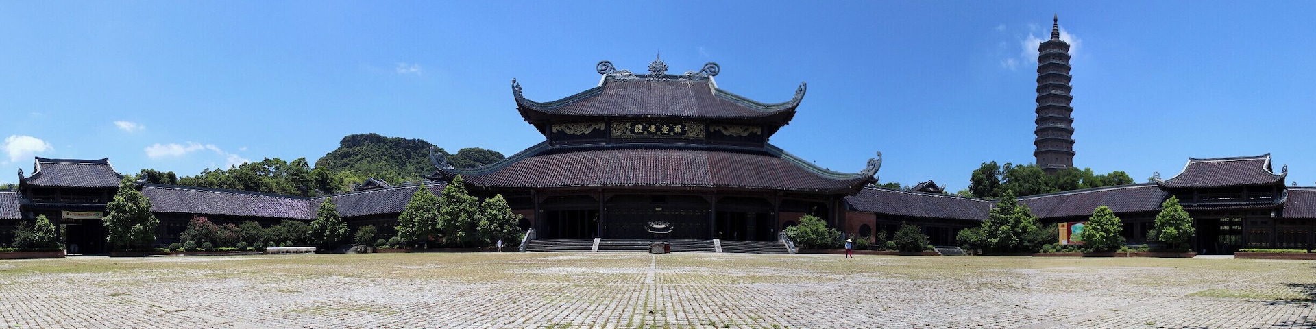 Huge courtyard at Bai Dinh #LifeAtExpedia