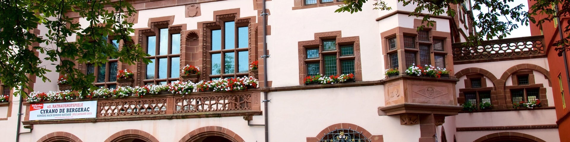 Altes Rathaus que inclui cenas de rua