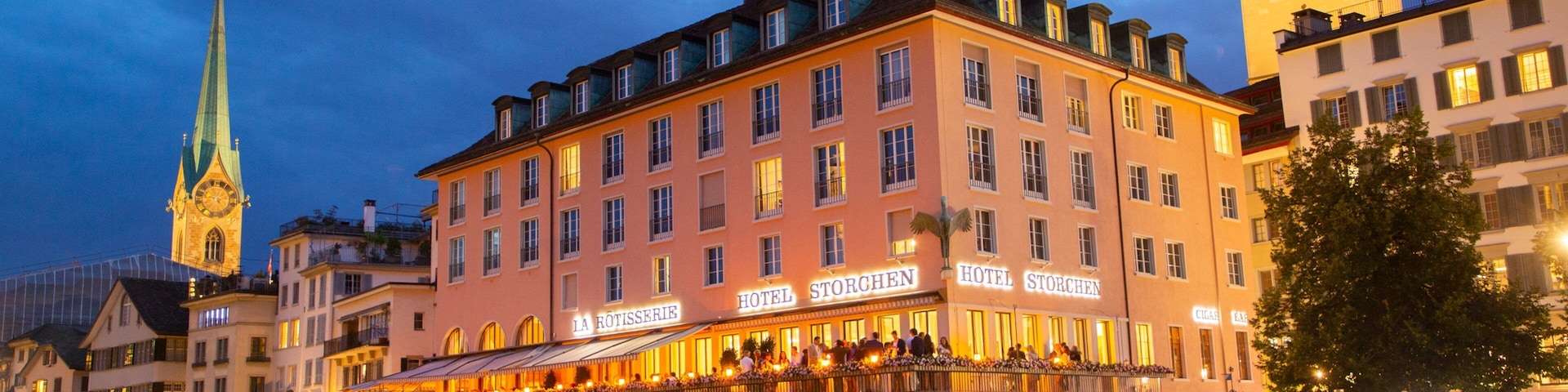 Old Town which includes a bay or harbor and night scenes