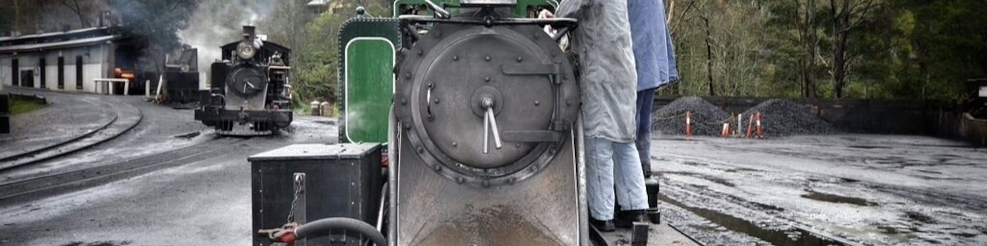 The Puffing Billy is a beautiful narrow-gauge railway that makes its way through lush rainforests in the Dandenong Ranges, east of Melbourne. Initially built to transport goods to various communities in the Dandenongs, it now serves as a popular tourist railway run almost completely by volunteers.
Catch the train at Belgrave, which can be reached by Metro train from the main city of Melbourne. There are several runs a day that take you to various stops, including Lakeside which is home to a large model railway exhibition, lake for swimming and boating and plenty of picnic areas. The train ride offers great views of the Dandenongs and simply takes you back to the good old steam age.
When you go, say thanks to the volunteers who help run the railway. One if them is my dad! :-)