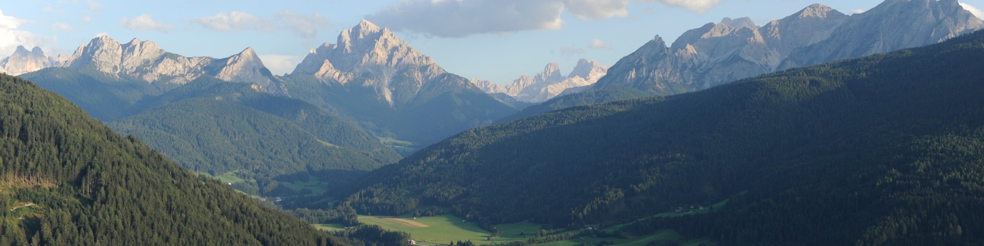 Kronplatz Ski Area featuring mountains and forest scenes