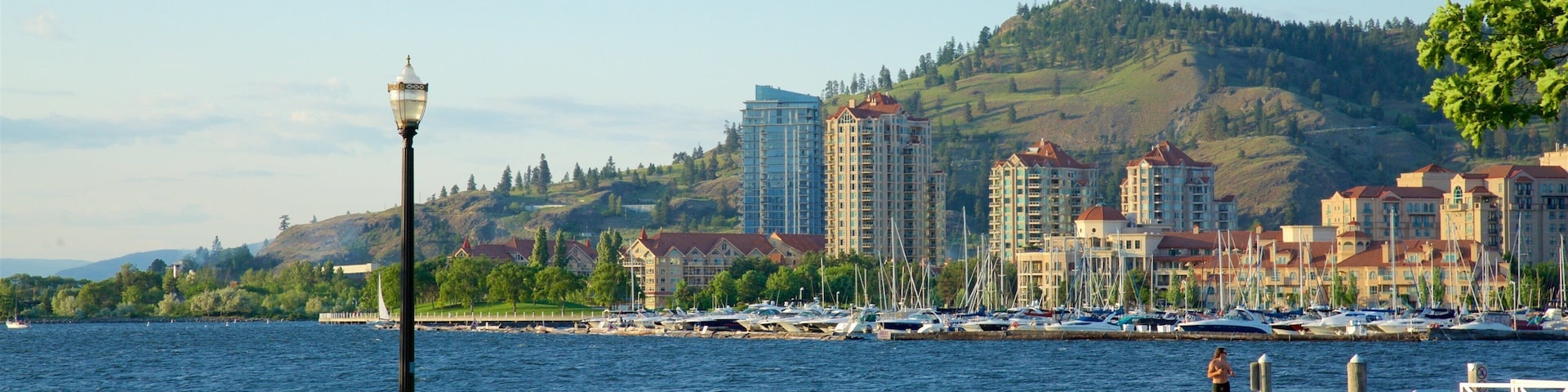 City Park which includes a coastal town, a bay or harbor and a garden