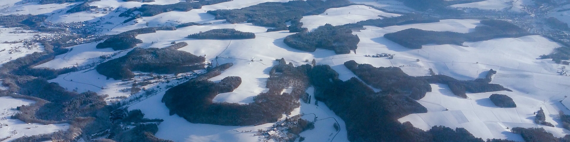 Germany, Baden-Württemberg, approach into ZRH across the Southern part of Black Forest