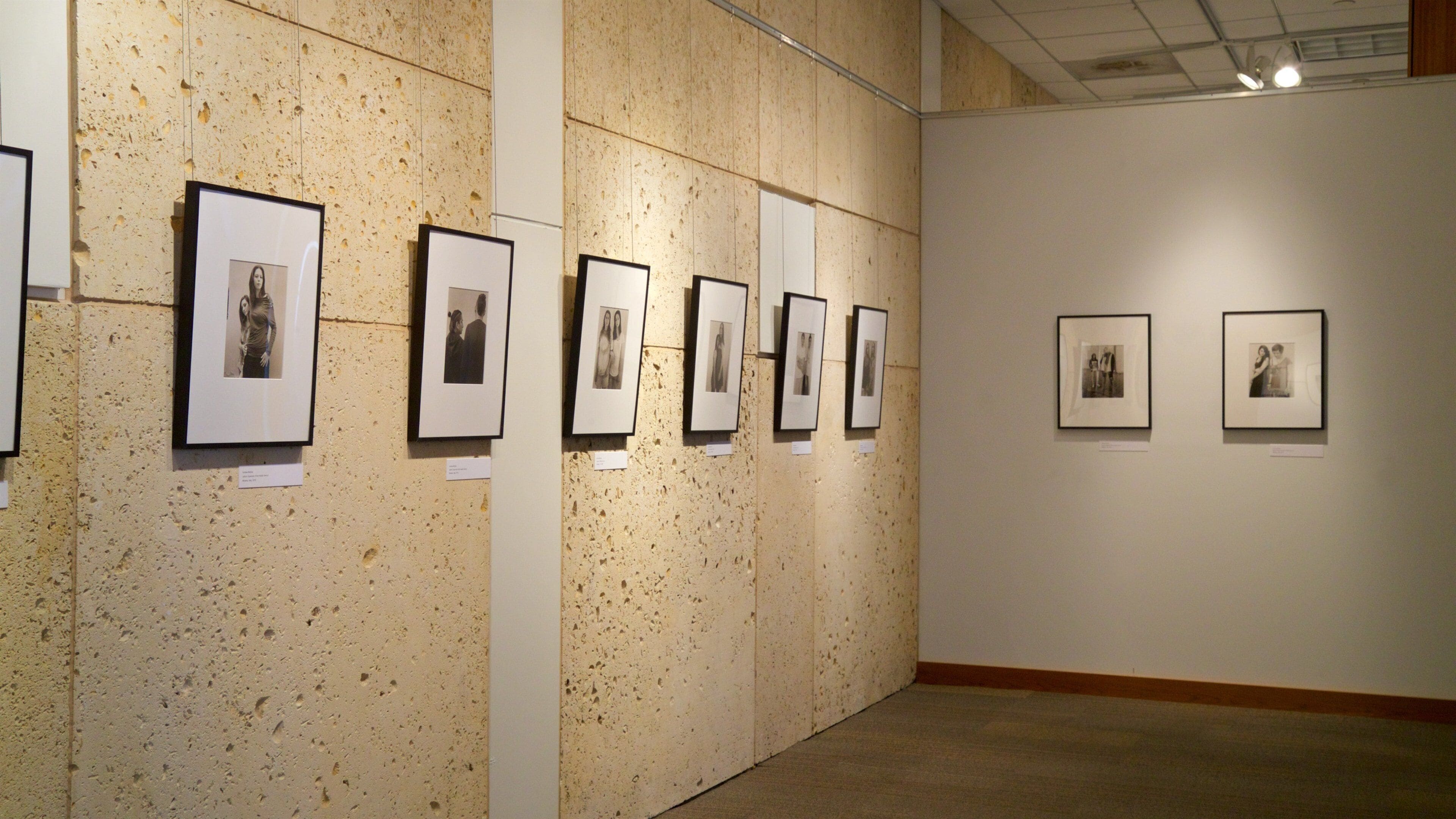 Florida Museum of Photographic Arts showing interior views and art