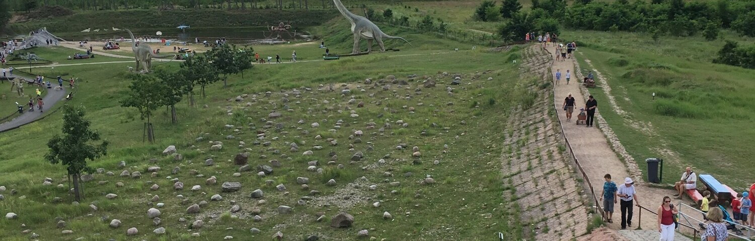 Dinosaur Park north of Berlin, they also have animals that are not yet extinct ;-) Great place for Children #LifeAtExpedia