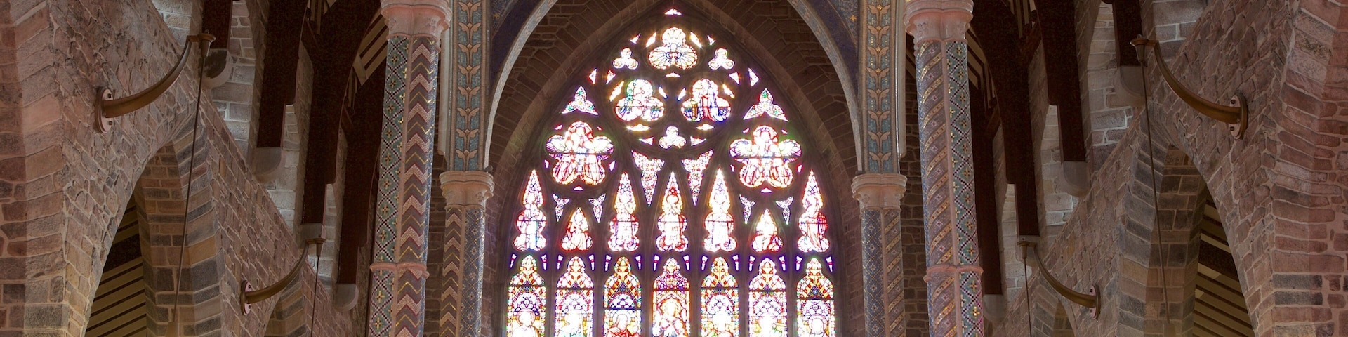 St. John\'s Parish showing religious elements, heritage architecture and a church or cathedral