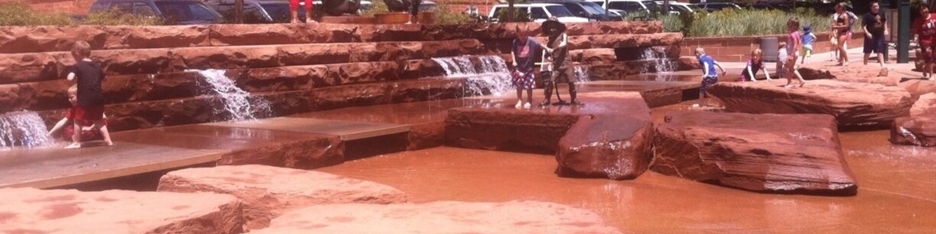 Water park. Great to cool off in the 111 degree temp