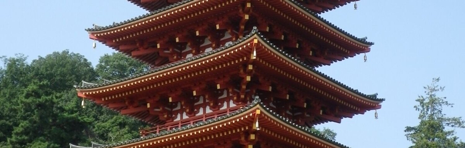 Five-storied Pagoda of Kongō-ji temple (Takahata Fudō) in Hino, Tokyo