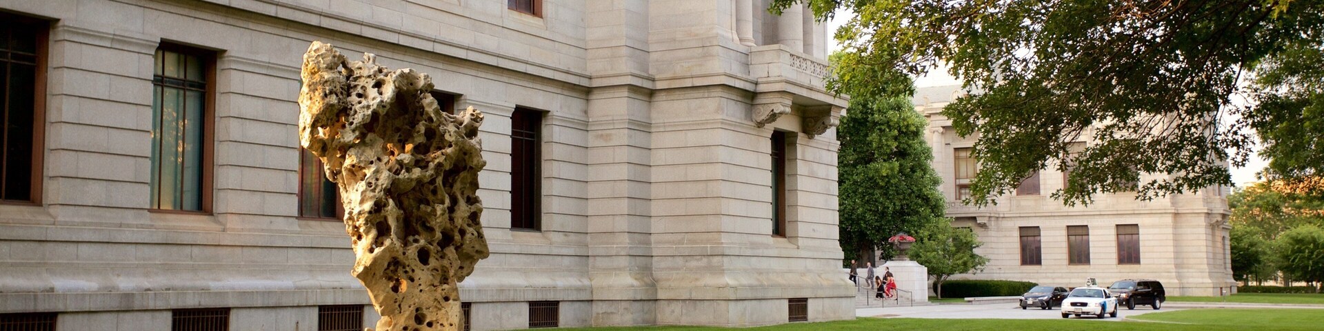 Kenmore Square featuring outdoor art
