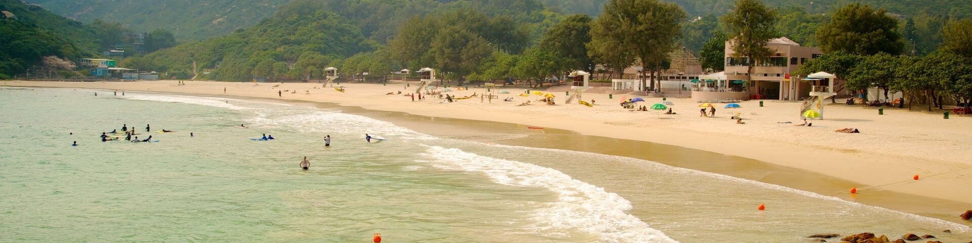 Shek O featuring a sandy beach and general coastal views