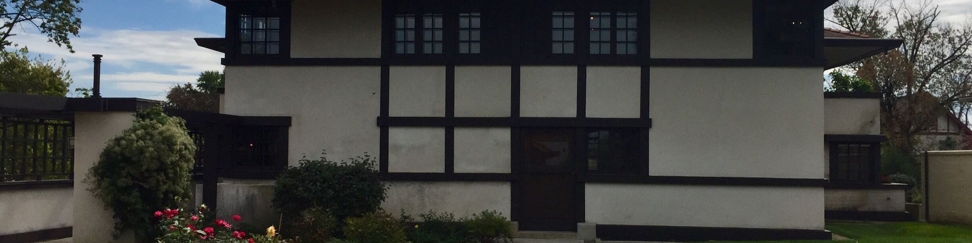 Influenced by a recent trip to Japan, Frank Lloyd Wright included some Japanese design elements in the creation of this home.