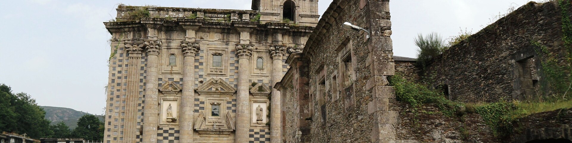 Monfero Abbey in San Fiz de Monfero (A Coruña, Galicia).
