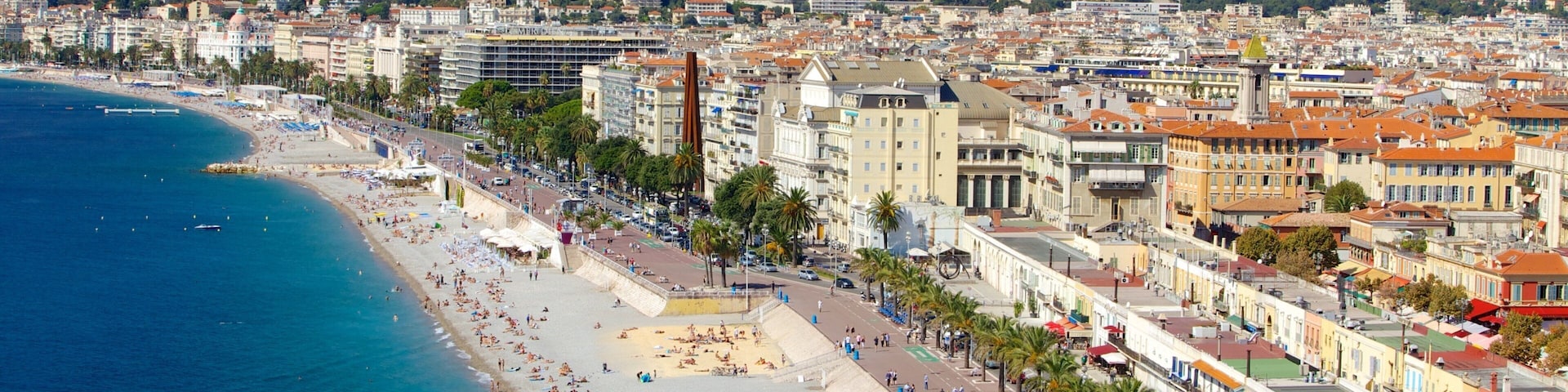 Nice showing a coastal town, tropical scenes and general coastal views