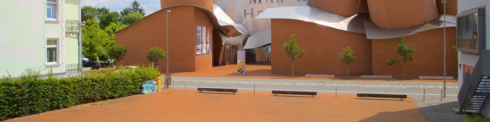 Marta Herford Museum which includes modern architecture