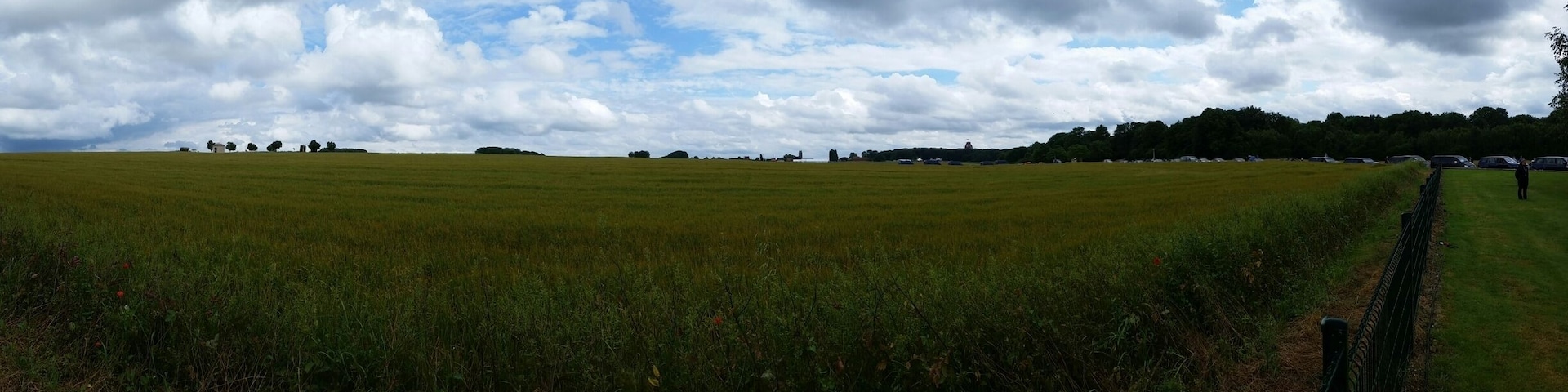 Looking from the Tower to the east. The battlefield now lies peaceful a hundred years after the carnage.
RIP all the men that died that day from the 36th (Ulster) Division and their allies and foes.