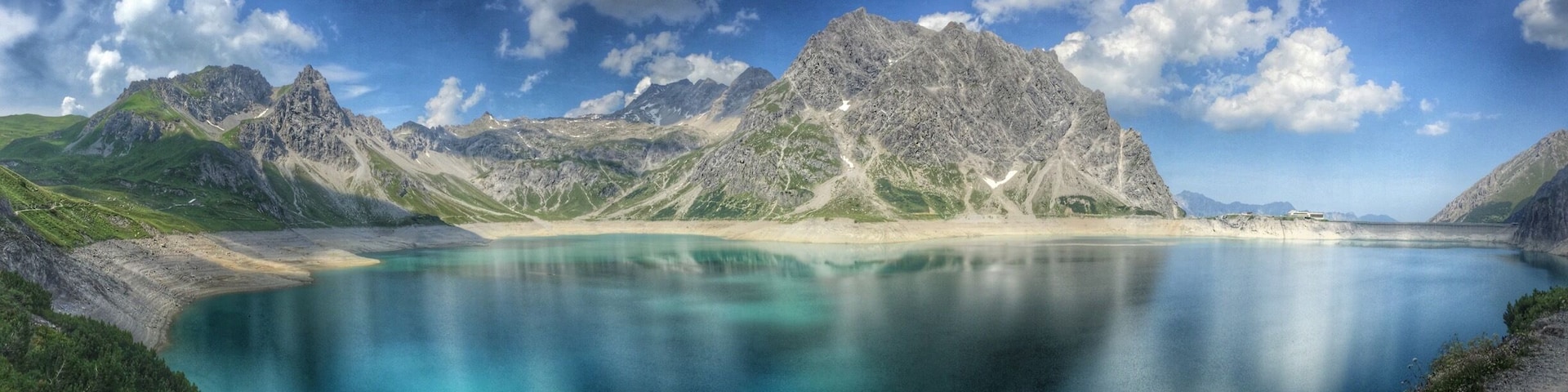 IPhone pano,Lünersee,Vorarlberg,Austria