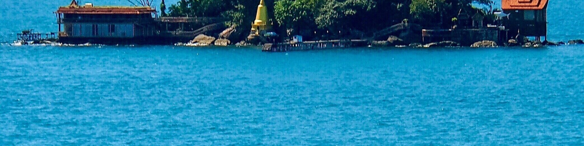 This is the Mirax Private Island resort off the coast of Sihanoukville, Cambodia. We didn't stay here, but it looked intriguing!