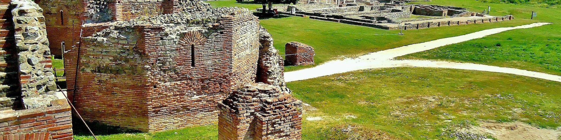 Spectacular Roman Emperor's Palace Felix Romuliana,Gamzigrad,near the city of Zajecar,Serbia. It's under UNESKO World Heritage protection list from 2007. 
Worth visiting!You are all invited to come. Summer months are ideal for visiting.
Felix Romuliana was an Imperial palace built on the orders of Galerious Maximianus.
Galerius who was born in this area,raised the palace in the 3rd and 4th centuries in honor of himself and his mother Romula, after whom he named it. It belongs to a special category of Roman court architecture associated only with the period of the Tetrachy and is the best-preserved example of this style.
#History Photo Contest
#Serbia #RomanEmpire
#InStone
#UNESKO