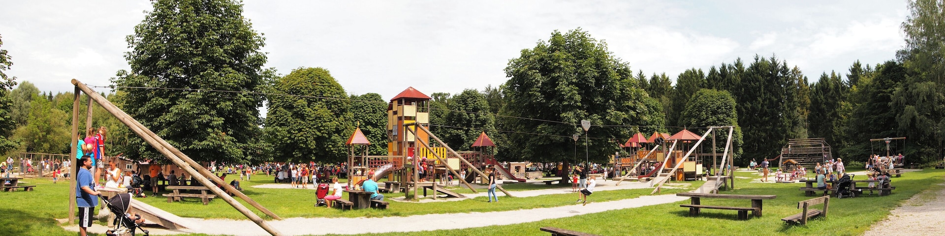 Playground in Wildpark Poing.