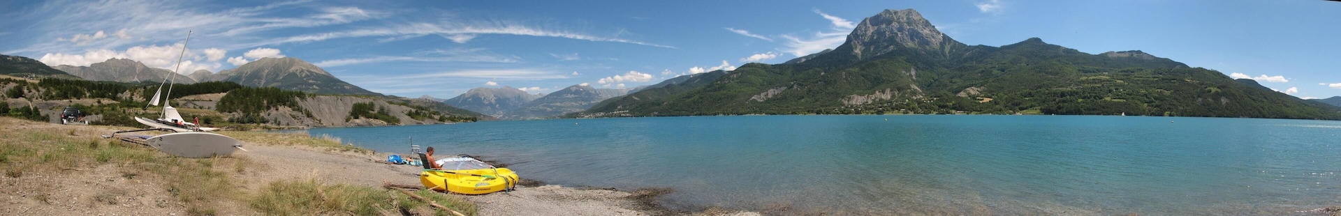 Lac de Serre-Ponçon, Camping Le Nautic