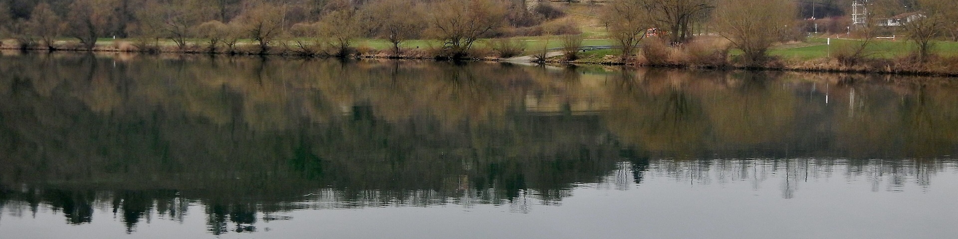 Ausblick vom 366 km langen Neckartalradweg bei Offenau