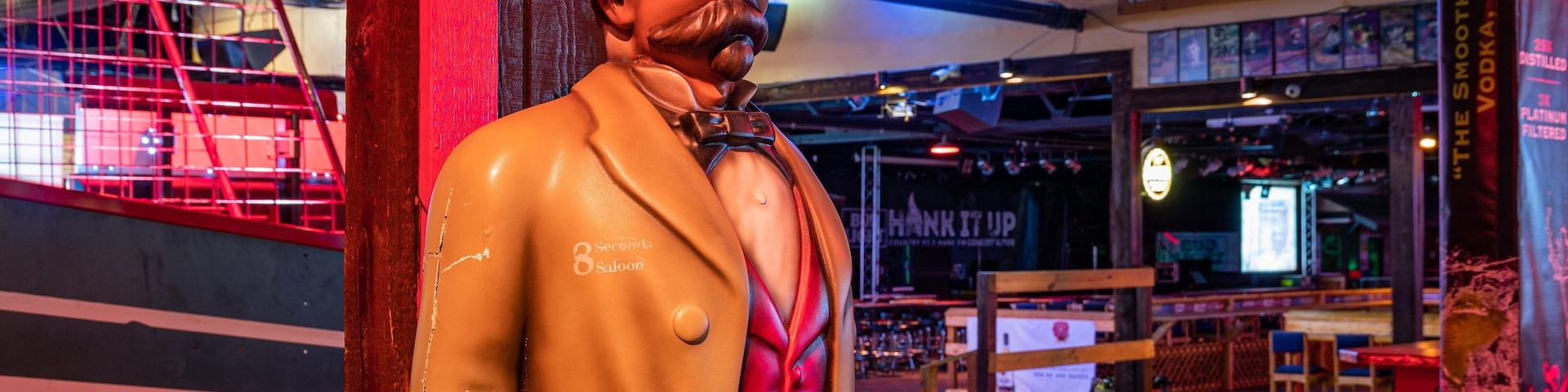 8 Seconds Saloon featuring interior views and a bar