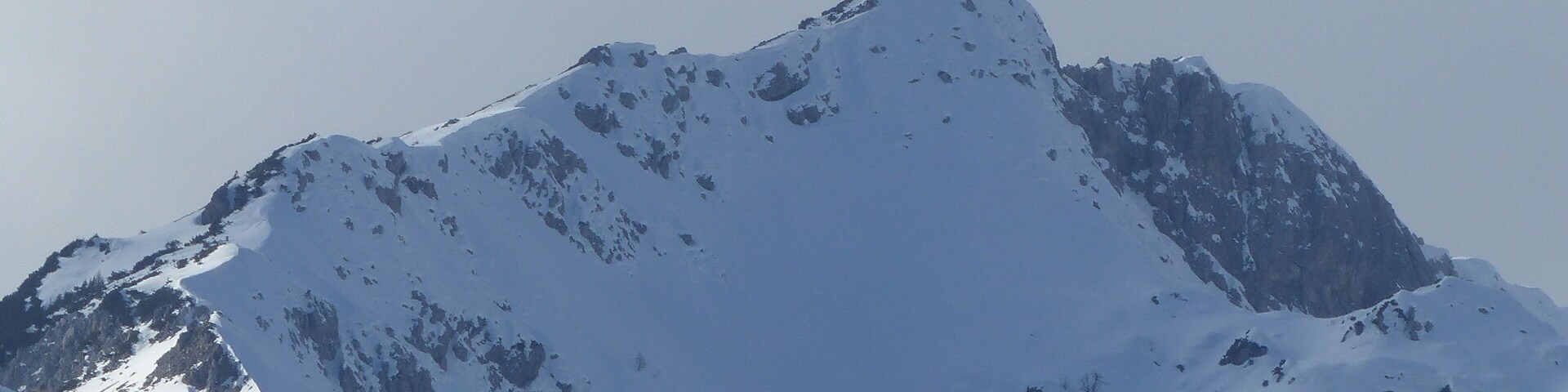 Viševnik is one of Slovenia mountain which is part of Julian Alps and is possible to climb it also in winter time from south side