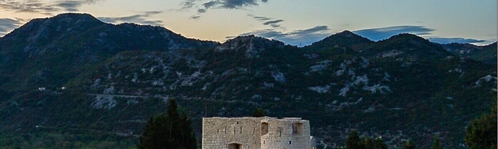 Looking out over Virpazar, this recently reconstructed fortress was built by the Turks in 1478, and was the scene of many a bloody battle; it was also used as a prison by the occupying Italians in WWII. These days, it's an easy uphill stroll from Virpazar and offers splendid views of the village and its surrounds. #montenegro #virpazar #besac #fortress #fort #bluehour #architecture