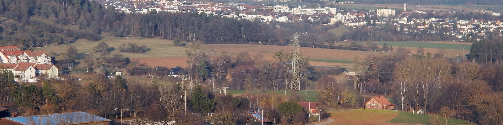 Holzgerlingen mit Blick Richtung Schönaich