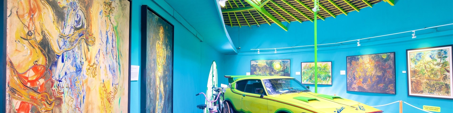 Affandi Museum showing art and interior views