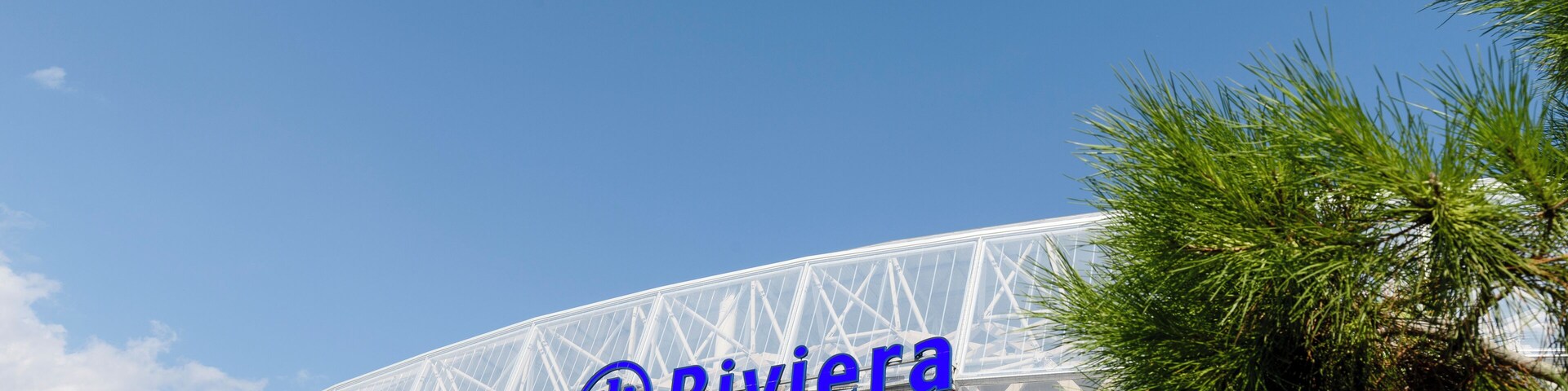 A modern building with the text "Allianz Riviera" on its facade.