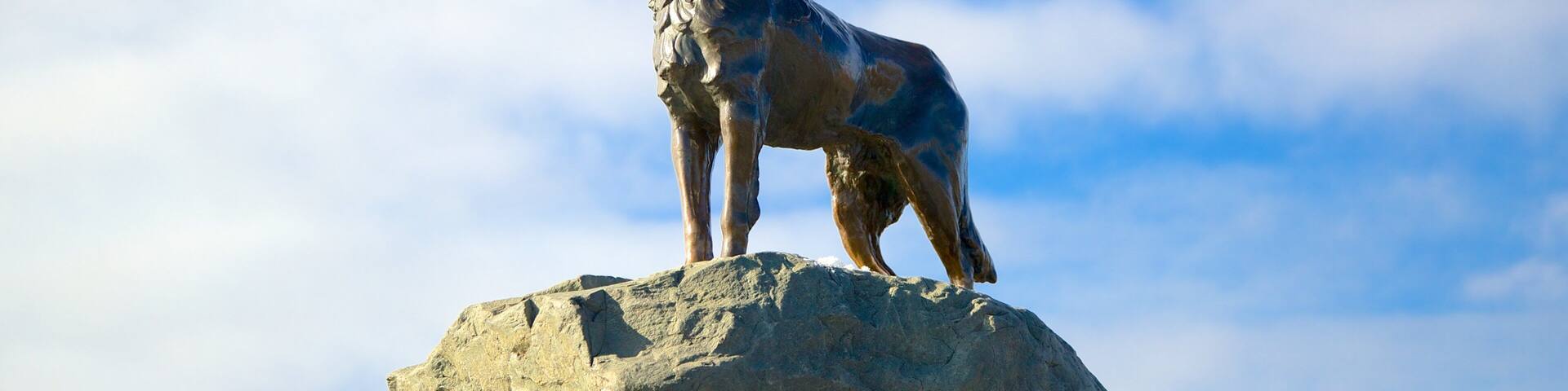 Sheepdog Statue featuring outdoor art and a statue or sculpture