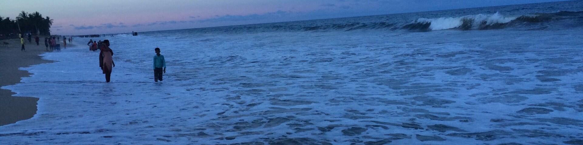 A lovely beach close to Puducherry