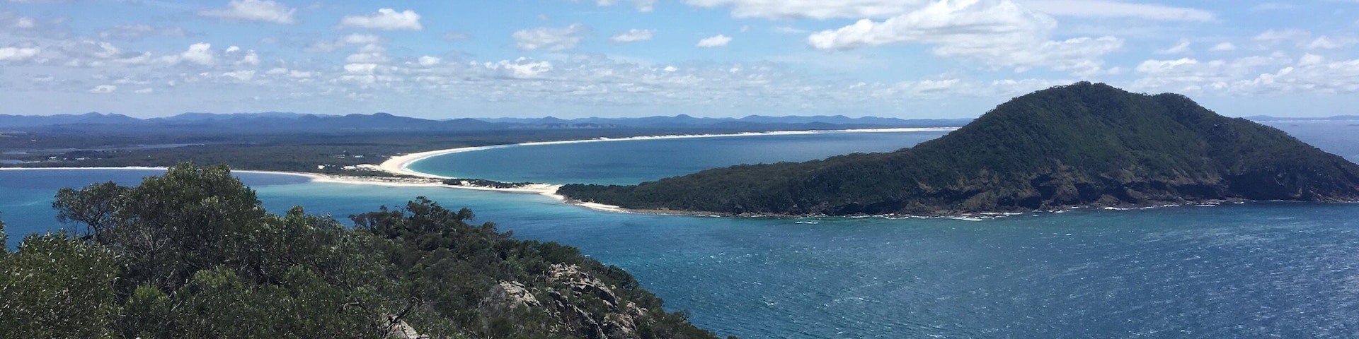 The walk up Tomaree Head is worth while for the gorgeous views #beachtips #AboveitAll #GreatOutdoors