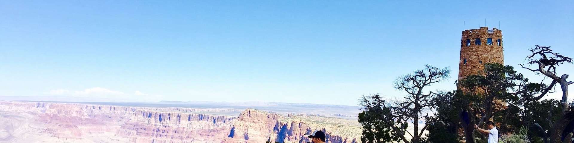 Desert View Watchtower, also known as the Indian Watchtower at Desert View, is a 70-foot-high stone building located on the South Rim of the Grand Canyon within Grand Canyon National Park in Arizona.