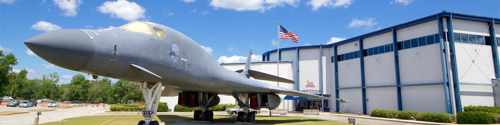 Warner Robins Museum of Aviation which includes military items and heritage elements