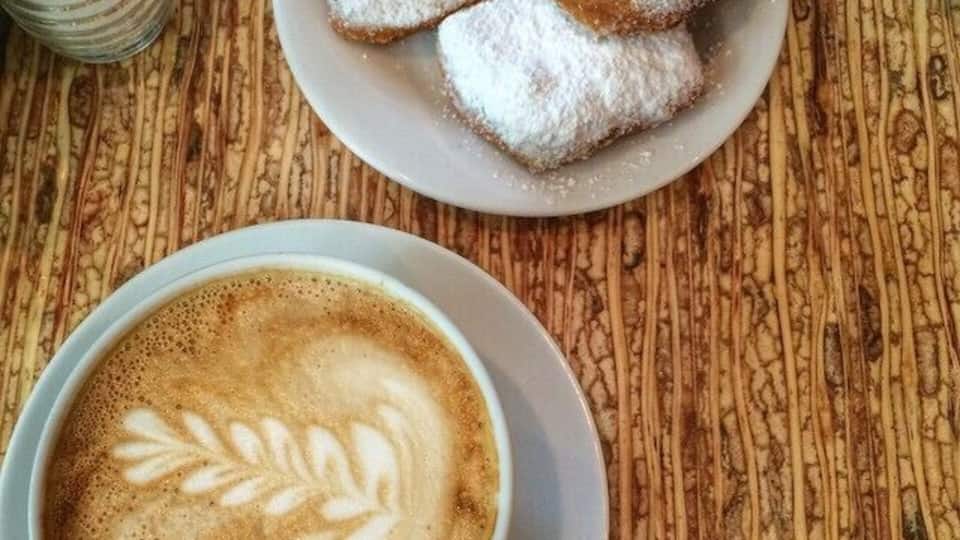 Beautiful morning to enjoy a latte and some beignets at Bayou Bakery.
Arlington has so many affordable options to stay and eat near downtown D.C. -- it's just a short metro ride away. The Cajun inspired bakery is run by New Orleans-born chef David Guas, and it's not to be missed! (There's one in D.C. proper as well, but the Arlington spot is the original.)